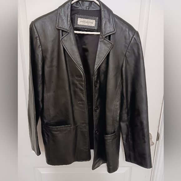 Jones New York | Jackets & Coats | Leather Jacket | Poshmark